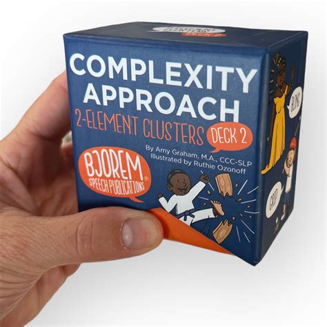 Bjorem Speech® 3 Element Clusters Complexity Approach By Amy Graham