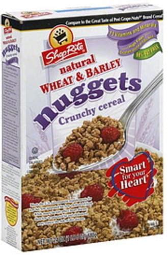 Shoprite Crunchy Wheat And Barley Nuggets Cereal 24 Oz Nutrition