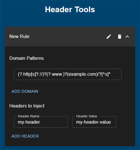 Headertools Inject And Edit Request Headers Get This Extension For