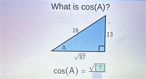 Solved What Is Cosa Cosa