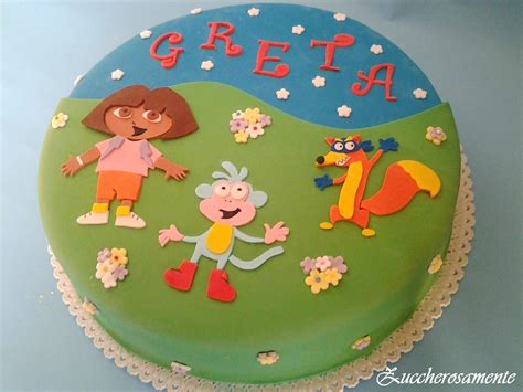 Zuccherosamente Torta Dora Lesploratrice