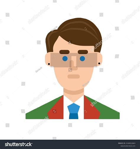 Business Man Glasses Man Vector Illustation Stock Vector Royalty Free