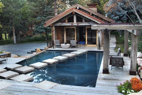 Decking Around Pool Traditional Swimming Pool Hot Tub Salt Lake City By Big Rock