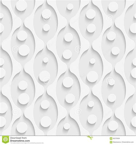 Seamless Curved Shape Pattern Stock Vector Illustration Of Elegant Modern