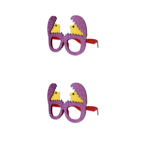 Minnieouse Gafas Con Purpurina De Dibujos Animados De Pascua Huevos De