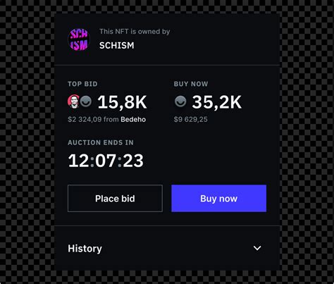 Nft Widget Doesnt Mention Current Auction Winner · Issue 2196