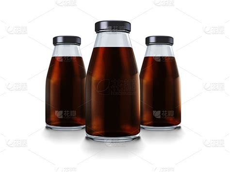 小瓶子3d渲染。模型设计