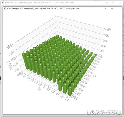 qt开发技术：q3d图表开发笔记（二）：q3dbar三维柱状图介绍、demo以及代码详解 知乎