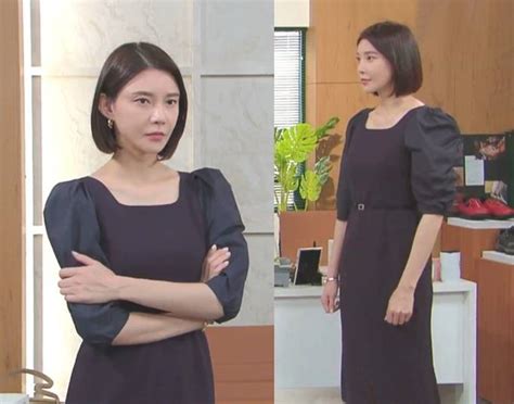 패션엔 그 옷 어디꺼 황금가면 차예련 매력적인 볼륨 슬리브 원피스 어디꺼
