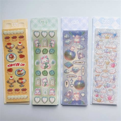 Kpop Polco Deco Stickers Bingsu 1 Pc Kawaii Cute Kpop Toploader