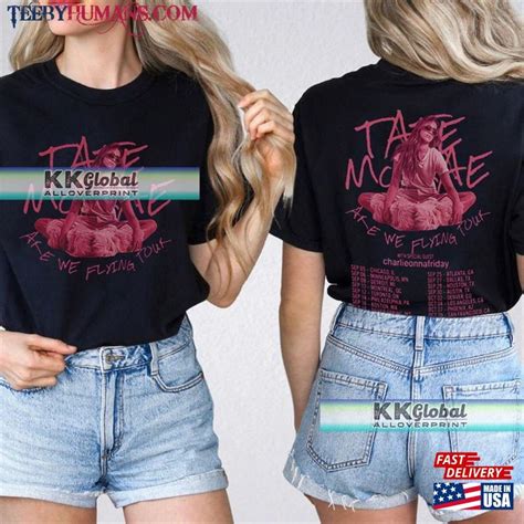 Tate Mcrae Are We Flying 2023 Tour Shirt Ptate Concert T Shirt Merch