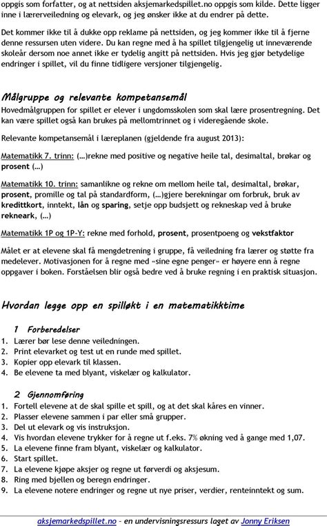 Lærerveiledning Nettsiden Er Programmert I Html Med Css Ved Hjelp Av
