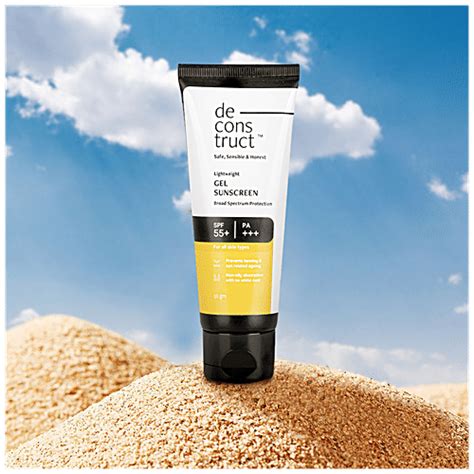 Buy Deconstruct Lightweight Gel Sunscreen Broad Spectrum Spf 55 Pa Online At Best Price