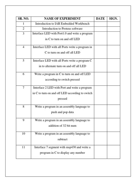 Lab Manual Pdf C Embedded System