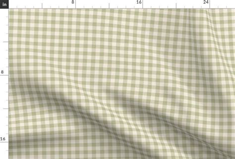 Gingham Upholstery Fabric Green Gingham By Karwilbedesigns 1950s