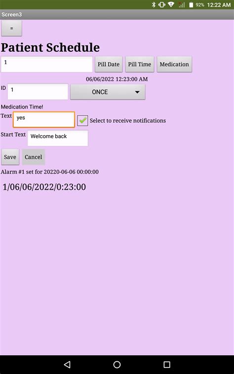 Sending Notifications Without Push Button And Comparing Date Time Mit App Inventor Help Mit