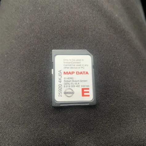 GENUINE UPDATED NISSAN Connect3 Map Data Sd Card 25920 4Kj0A 30 00