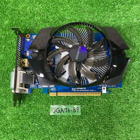 GGA76 89 激安 グラフィックボード GIGABYTE GeForce GT 740 GDDR5 2GB GV N740D5OC 2GI 認識 画像出力のみ確認 同梱可能 PCI