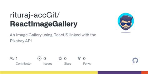 Github Rituraj Accgitreactimagegallery An Image Gallery Using