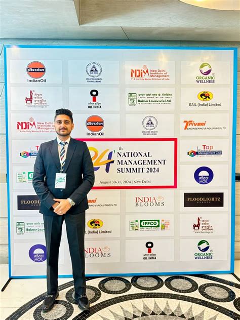 Pranav Singh On Linkedin Nationalmanagementsummit2024 Toprankersmanagementclub Networking