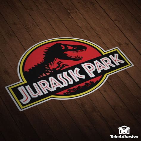 Jurassic Park Logo Stickers
