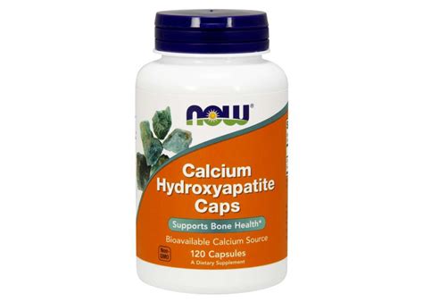 NOW FOODS Calcium Hydroxyapatite Caps - Hydroksyapatyt Wapnia (120 kaps ...