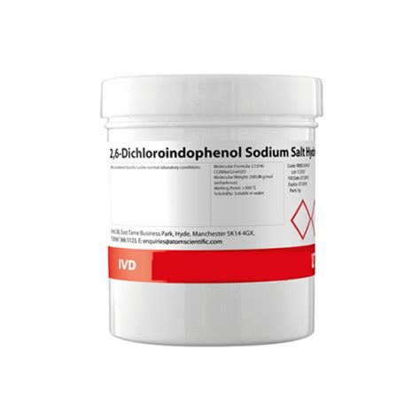 2 6 Dichloroindophenol Sodium Salt Hydrate 5g