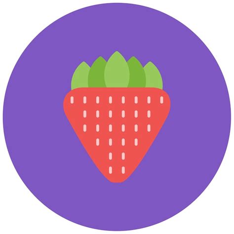 Premium Vector Strawberry Flat Illustration