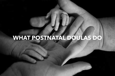 What Postnatal Doulas Do 1∙2∙1 Doula