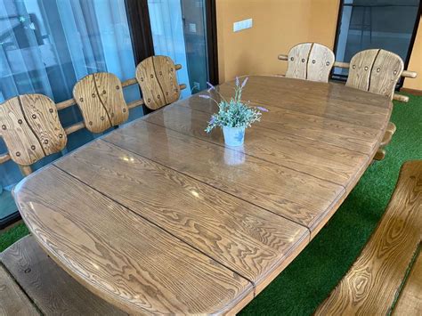 Меблі садові з термодерева Стіл на терасу Вуличні меблі 39 500 грн Сад огород Буча на Olx