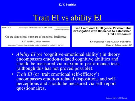 Ppt Trait Emotional Intelligence Powerpoint Presentation Free