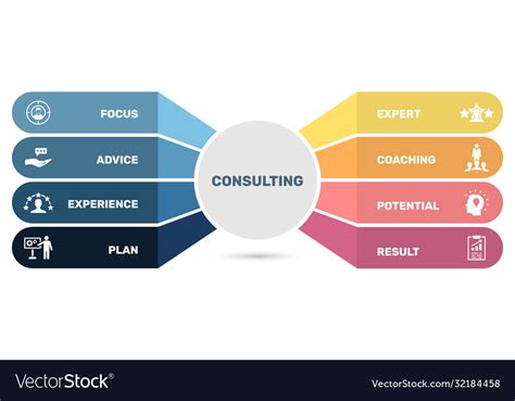 Infographic Template Consulting Template Can Vector Image