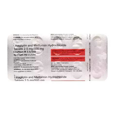 Linanext M Tablet Uses Price Dosage Side Effects Substitute Buy Online