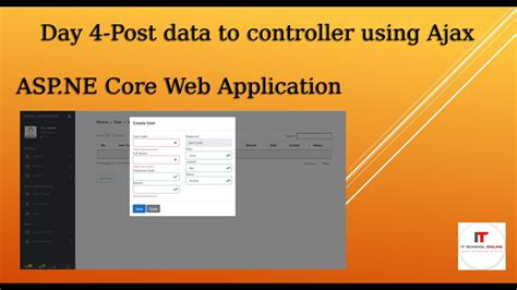 Day 4 How To Post Data To Controller Using Ajax Youtube