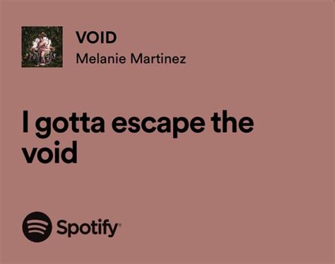 Melanie Martinez Void Lyrics In 2024 Melanie Martinez Lyrics Melanie