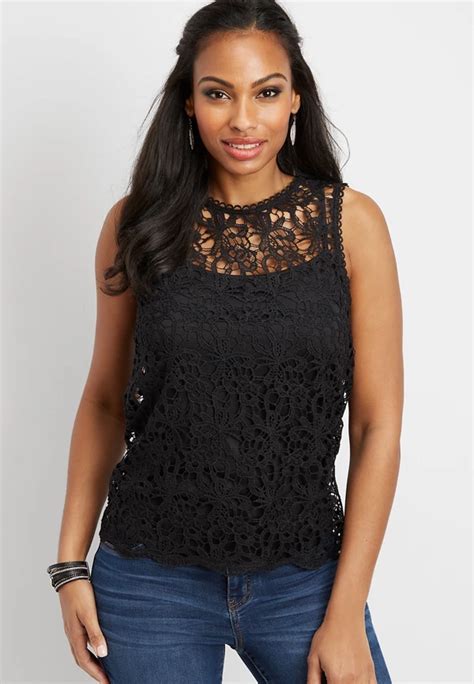 All Over Lace Tank Maurices