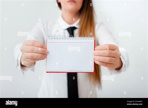 Model Displaying Different Empty Color Notepad Mock Up For Writing Idea