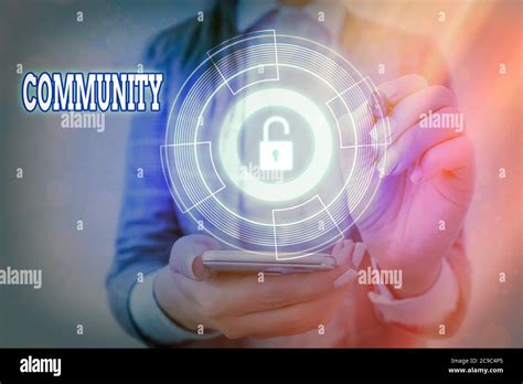 Handwriting Text Community Conceptual Photo Group Of Showing With A Common Characteristics