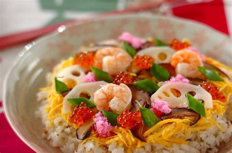 お手軽ちらし寿司レシピ・作り方 E・レシピ Recipe Types Of Sushi Food Sushi Rice