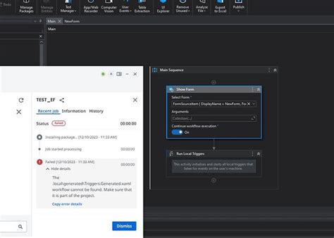 The Localgeneratedtriggersgeneratedxaml Workflow Cannot Be Found Orchestrator Uipath