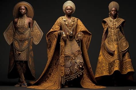 Premium Ai Image Designs Representing African Royalty And Regalia