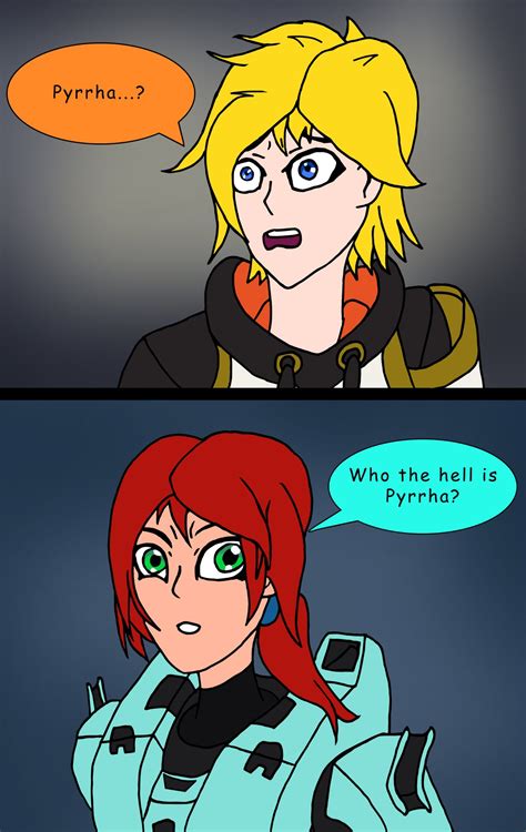 Rwby Fanart So If Jaune Met Agent Carolina Who Is Voiced