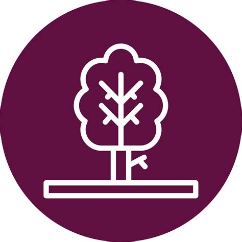 Tree Outline Circle Icon 40887179 Vector Art At Vecteezy