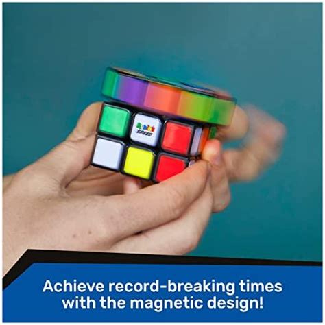 Rubiks Cube 3x3 Magnetic Speed Cube Problem Solving Brain Teaser