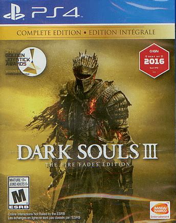 PlayStation Studios Dark Souls III The Fire Fades Edition GOTY PS4