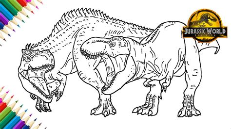 Giganotosaurus Jurassic World Dominion Coloring Page Alpinetery Porn