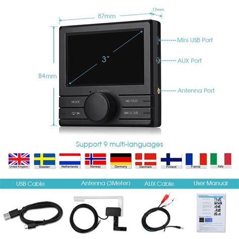 DAB 003 DAB + Box Digital Radio Antenna Tuner FM T... – Grandado