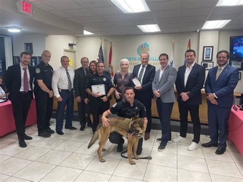 Police Chief Carlos Noriega And Deputy Chief Samuel Bejar Recognized K