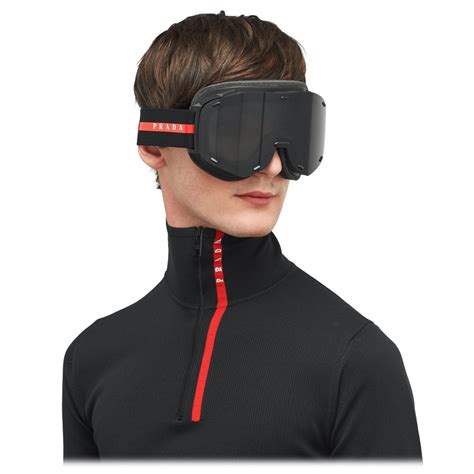 Prada Prada Linea Rossa Collection Ski Goggles Black Prada