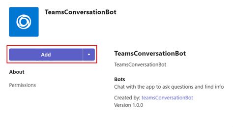 steps to create teams conversation bot teams microsoft learn